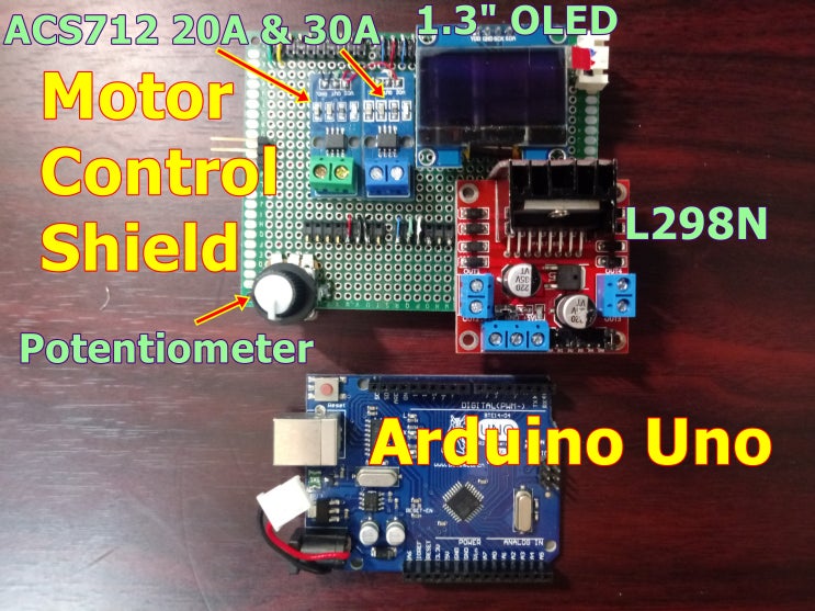 [Arduino] Brushless, Brushed Motor driving + Current 측정용 shield : 네이버 블로그