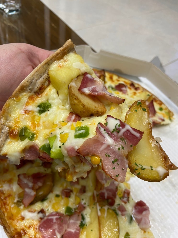 지산동배달맛집 수성구피자맛집 수성구피자배달 나나스피자 베이컨포테이토피자 솔직 후기~♬ : 네이버 블로그