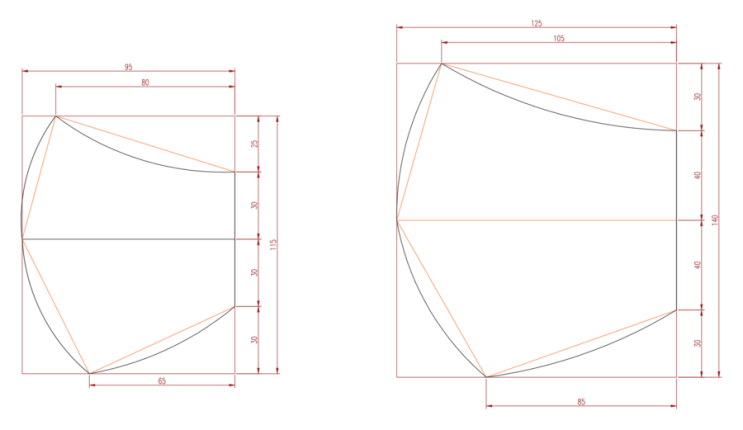 마스크(mask) dwg 입니다-매우심플함 주의 : 네이버 블로그