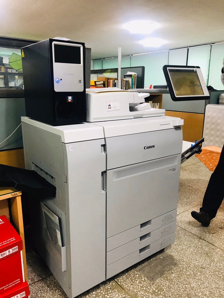 캐논 디지털인쇄기 C810 충무로 필동 OO커뮤니케이션즈 설치 : 네이버 블로그