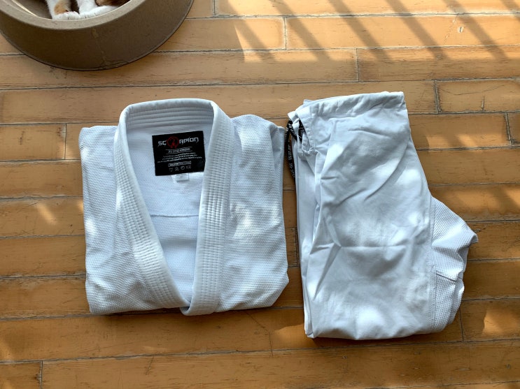 주짓수 도복 염색 - 다이론 정글 그린 Dylon Jungle green :: 1) 과정 : 네이버 블로그