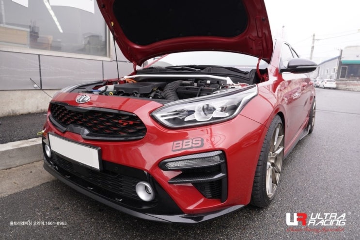 기아 K3 GT 1.6T 울트라레이싱 프론트 스트럿바 Kia K3 BD 1.6T Ultra Racing Front Strut Bar : 네이버 블로그