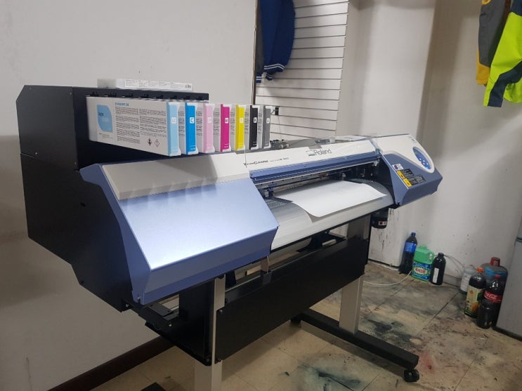 ROLAND VS-300i 프린트&컷 프린터 설치※※ : 네이버 블로그