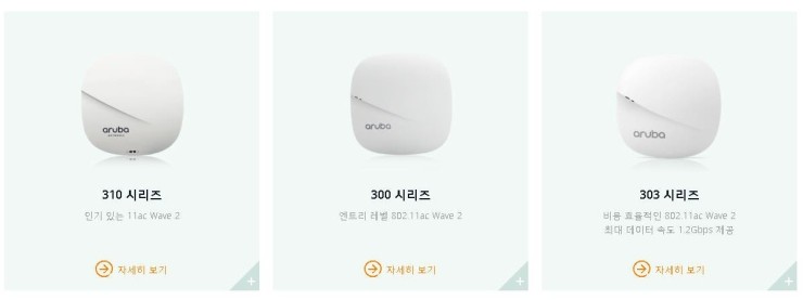 HPE ARUBA Wi-Fi AP300 시리즈 (AP-303 / IAP-304 / IAP-305) 아루바 AP310 시리즈 ...