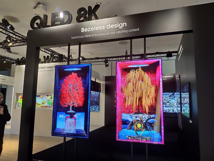 삼성전자 디스플레이 리얼 제로 베젤 qled 8k tv 를 출시 하기위해 - if samsung releases real ...