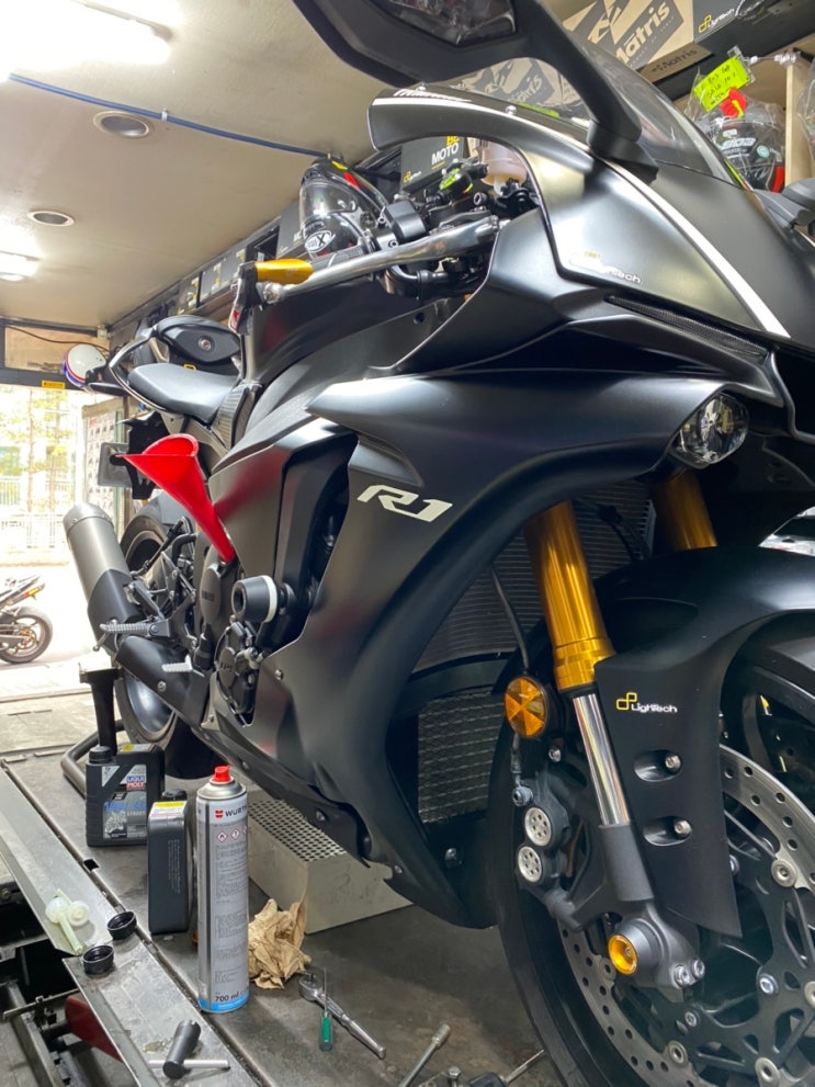 카타나 SP커넥트,R1오일,R3카울교체 : 네이버 블로그