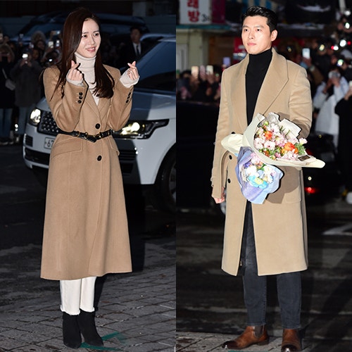 사랑의 불시착 손예진 현빈 연인 느낌 풍기는 종방영 패션 마쥬 롱코트jhw7951셀린느 가죽벨트펜디fendi 남성