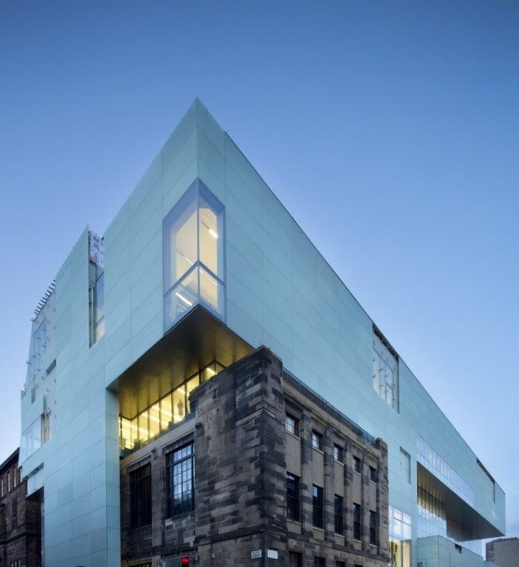 스티븐 홀의 글래스고예술학교 별관 리드빌딩, seona reid bldg @ glasgow school of art by ...