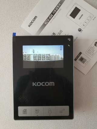 청주비디오폰/디지털도어락 설치 코콤KCV- 434 비디오폰과 게이트맨 WNL-SP120 디지털도어락 설치 : 네이버 블로그