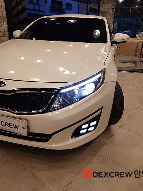 [덱스크루 안양] 더뉴 K5 1.5 세대 순정 HID 헤드 램프, DRL , 코너링 램프 활성화 작업 인스톨, 할로겐이 사라지는 그날까지 : 네이버 블로그