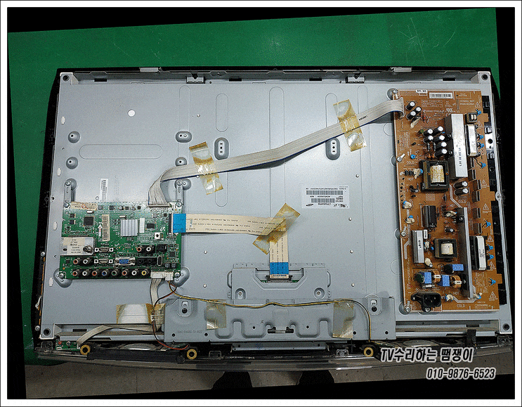 삼성전자 LCD TV전원 안 켜지는 고장(LN32B360C5D) : 네이버 블로그