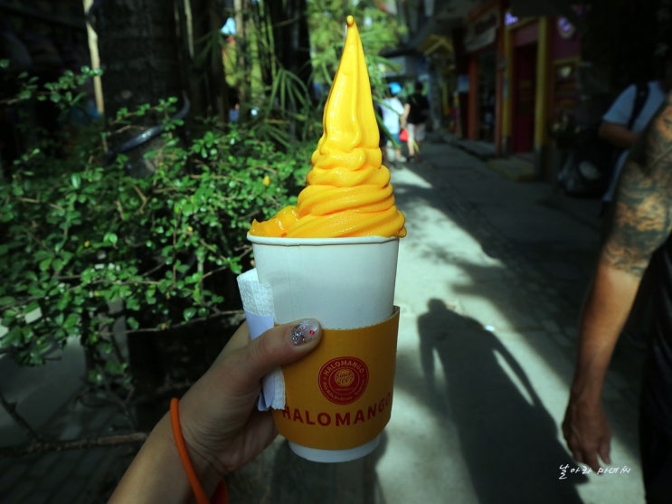 필리핀 할로망고 (HALOMANGO), 망고 아이스크림 (Boracay) : 네이버 블로그