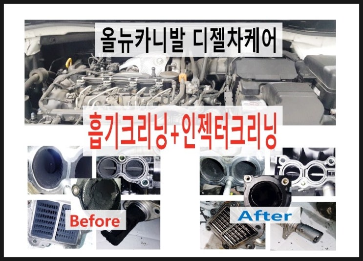 올뉴카니발 흡기인젝터dpf크리닝서비스 부천수입차흡기인젝터dpf클리닝비용안내작업시간 부천 디젤차케어 Dpf흡기인젝터크리닝