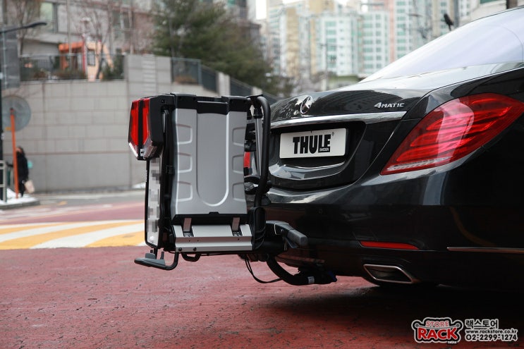 툴레 이지폴드xt 933 자전거캐리어 벤츠 S500 견인장치 토우바와 함께 전기자전거 거치 네이버 블로그