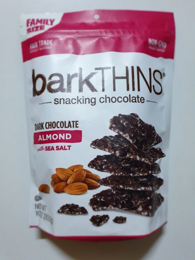 71. barkTHINS - snacking chocolate Dark chocolate almond with sea salt ...