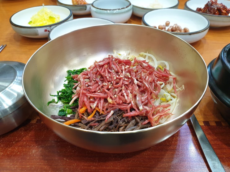경북 예천 맛집 백수식육식당 육회비빔밥으로 원기 회복 네이버 블로그