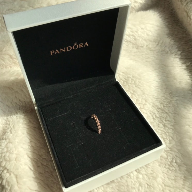 💍판도라 로즈골드 하트 가드링 면세점 구매 후기 (사이즈는 +40) : 네이버 블로그
