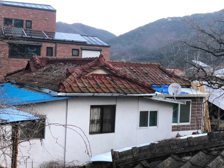 달성군 가창면 칼라강판 함석 기와 시공 전문 업체 네이버 블로그