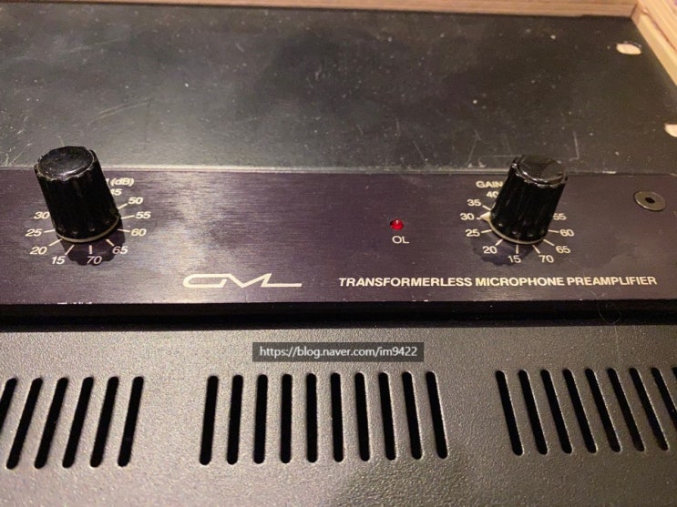 GML 8304 Mic pre amp : 네이버 블로그