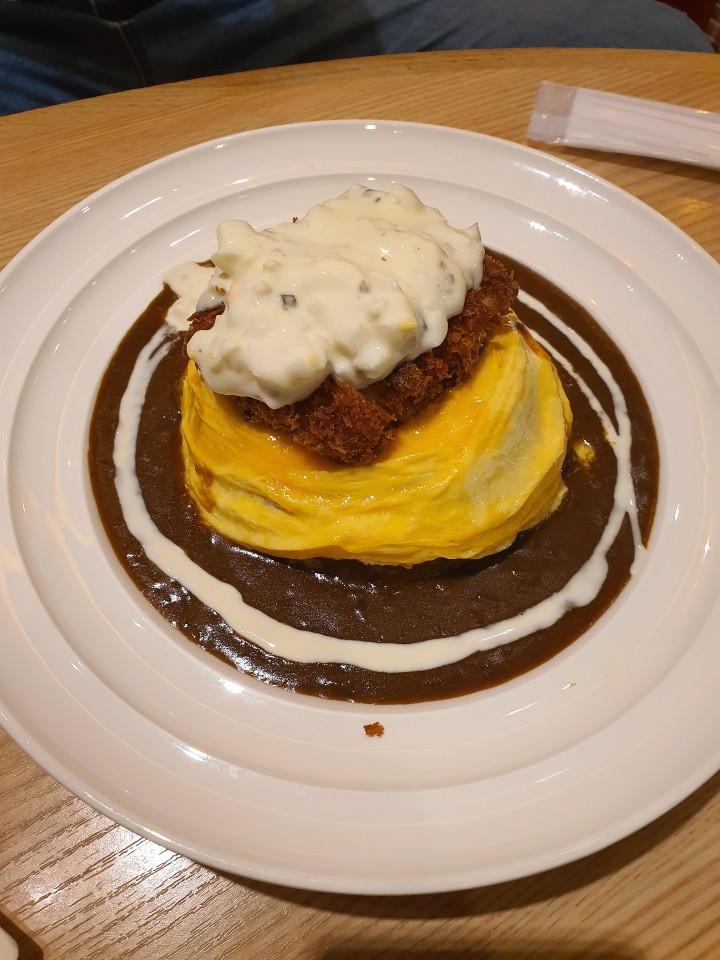 후쿠오카 텐진역 지하상가에서 오므라이스 먹었다 : 네이버 블로그