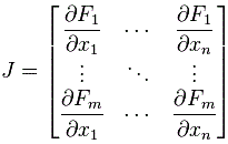 MATLAB 매트랩 공부하기 : Numerical Jacobian matrix : 네이버 블로그