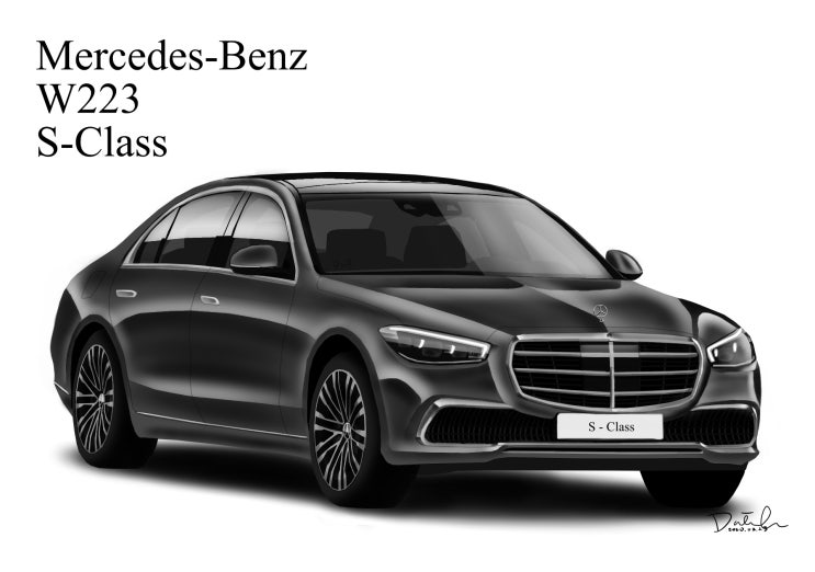 2021 메르세데스-벤츠 S-클래스 풀체인지 예상도 / 2020 Mercedes-Benz W223 S-Class ...