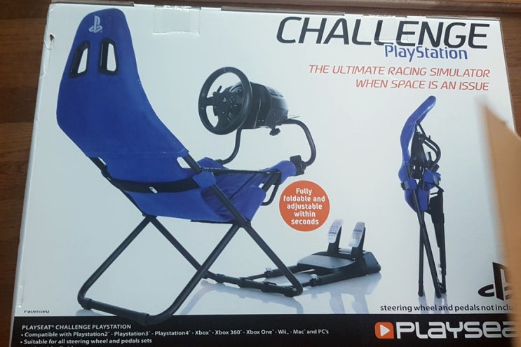 [PS4][레이싱 휠 거치대] Challenge Playseat : 네이버 블로그