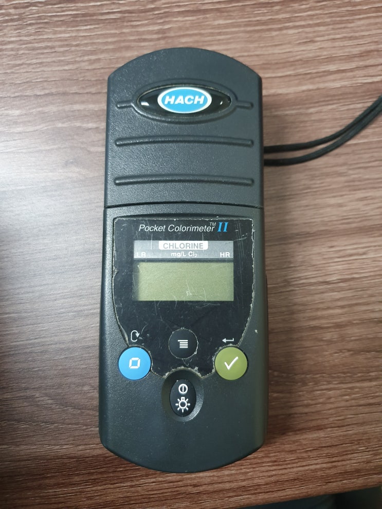 HACH 휴대용잔류염소측정기(Pocket Colorimeter) 검증,교정확인,측정확인 및 수리 : 네이버 블로그