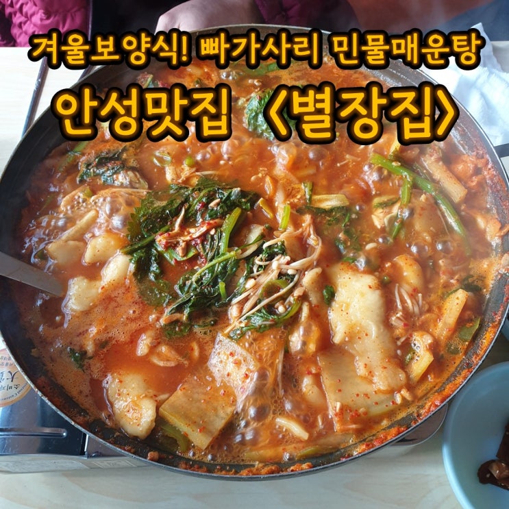 경기도안성맛집 겨울보양식으로 제격 빠가사리 민물매운탕 숨은 맛집 네이버 블로그