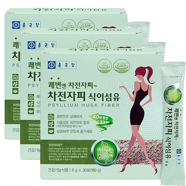 종근당 차전자피 식이섬유 6g X 30포, 3박스 : 네이버 블로그