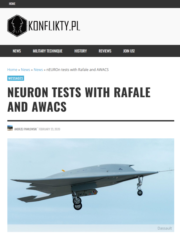 Rafale__Neuron 무인항공기(드론 UCAV 무인공격기) 라팔과 조기경보기와 함께 테스트 : 네이버 블로그