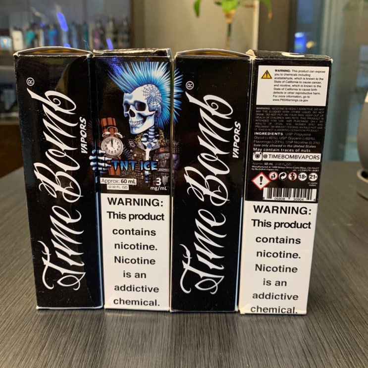 [강서구전자담배] 타임 밤 TNT ice / 폐호흡 액상추천 : 네이버 블로그