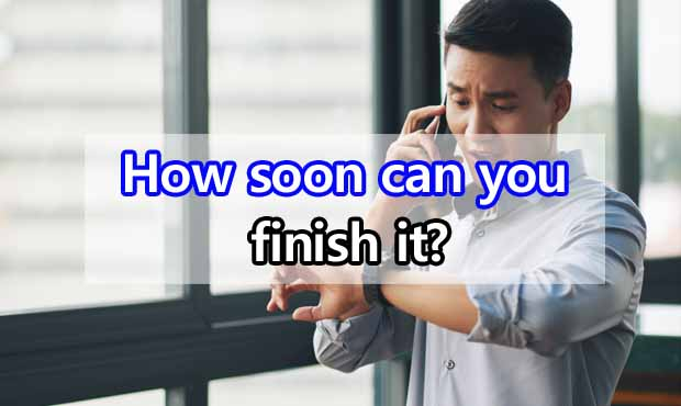 How soon can you ~ #패턴영어 예문 : 네이버 블로그