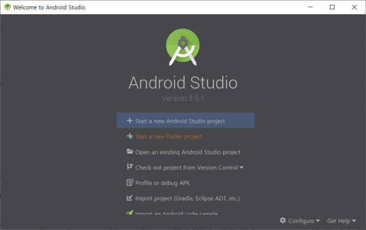 플러터(Flutter) - Android Studio에서 Flutter 프로젝트 만들기 : 네이버 블로그