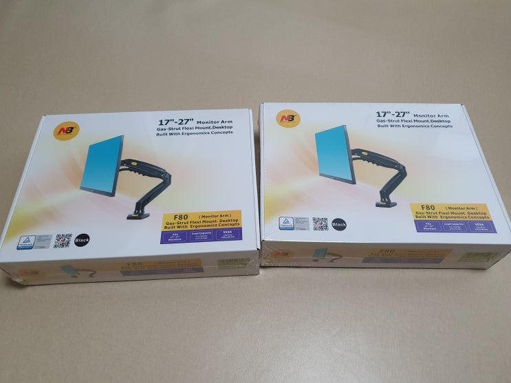 국민가성비 모니터암 NB F80 설치후기 진작살걸 그랬네! : 네이버 블로그