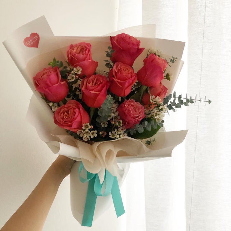 158 버블검장미꽃다발 인천장미꽃다발 인천화이트데이꽃다발 용현동꽃집 인하대꽃집 네이버 블로그
