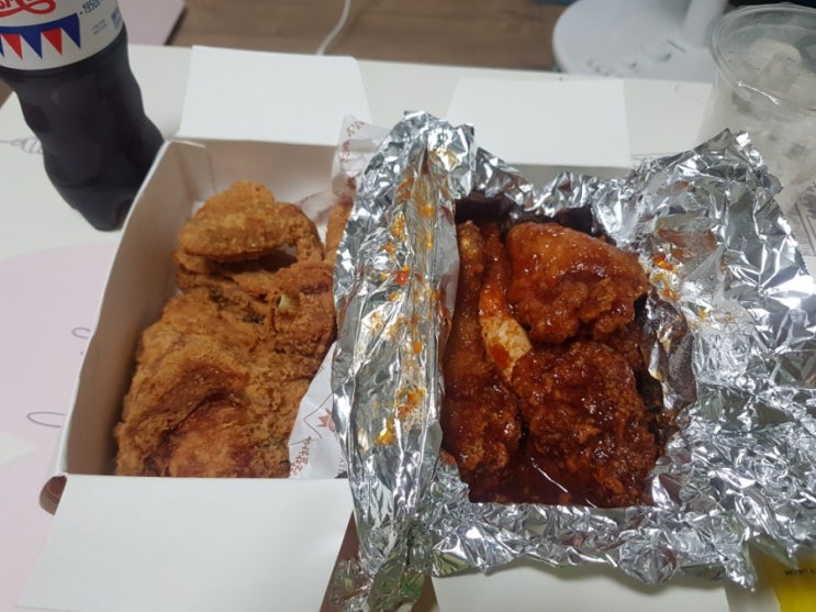 배달의민족 후라이드 참 잘하는 집ㅎ 치킨 헤이터도 시켜먹는 곳 네이버 블로그