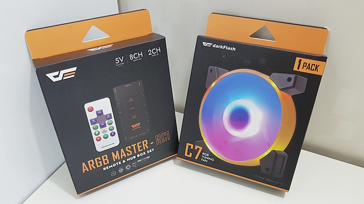 darkFlash C7 ARGB FAN / ARGB MASTER RC1 REMOTE KIT 사용기. : 네이버 블로그