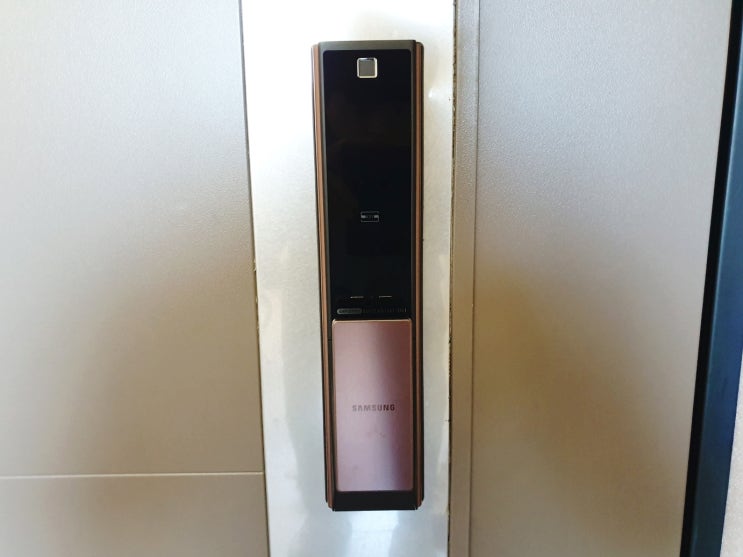 구미 친구집에 삼성도어락 선물해줬어요 ~ SHP-DP951 구미도어락 : 네이버 블로그