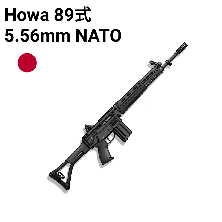 Howa Type 89 rifle(豊和工業 89式:89식 소총) feat. 64式, AR-18, 20式 : 네이버 블로그