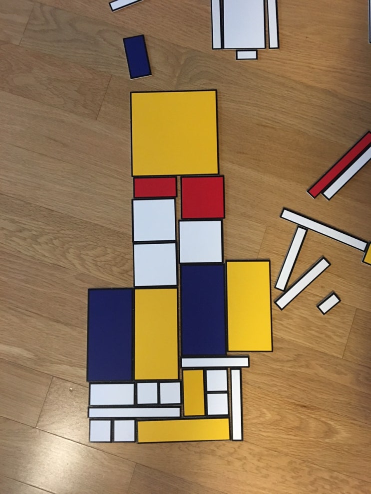 Make Your Own Mondrian : A Modern Art Puzzle (Cards) : 네이버 블로그