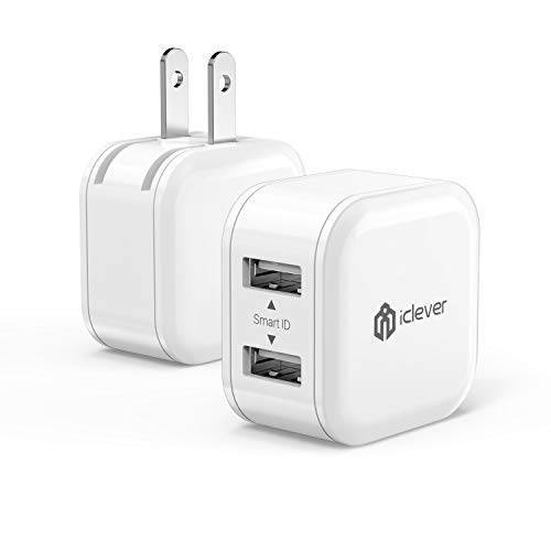 [기획전 리뷰] iClever Mini USB Wall Charger 12W 2Pack Dual Port Travel ...