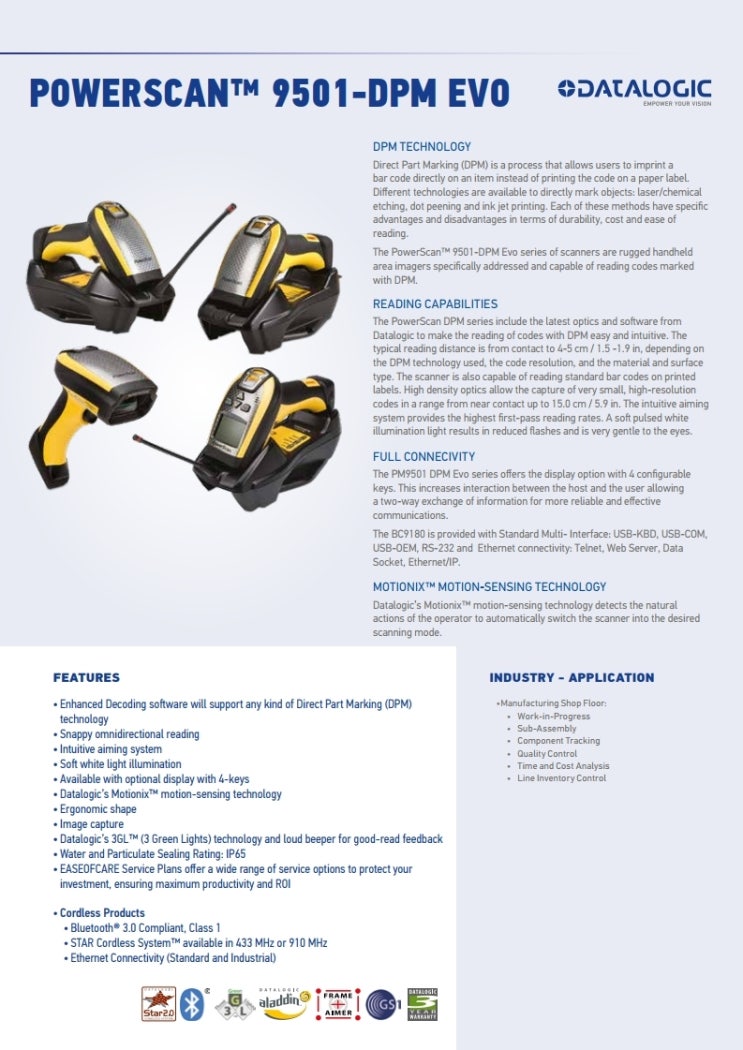 PowerScan 9501-DPM Evo - DATALOGIC 데이타로직 한국총판 & AS센터 : 네이버 블로그