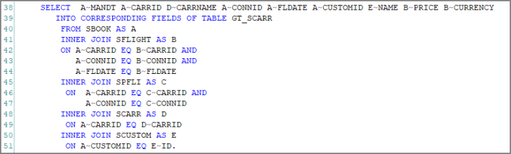 [SAP ABAP] Inner join : 네이버 블로그