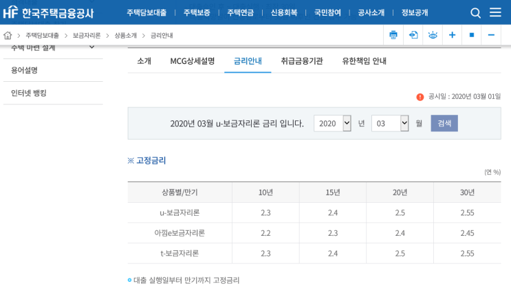 이사프로젝트 담보대출4 한국주택금융공사 아낌e보금자리론 예상대출조회 네이버 블로그