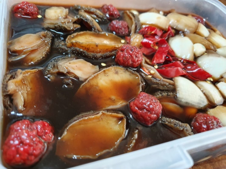 전복장 만들기 전복장조림 전복장 전복장아찌 네이버 블로그