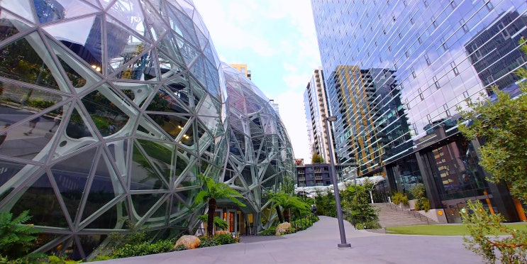 여름 알래스카 자동차 여행8 시애틀 경유 스타벅스1호점 아마존 본사 아마존고amazon Go 시애틀 공항에서