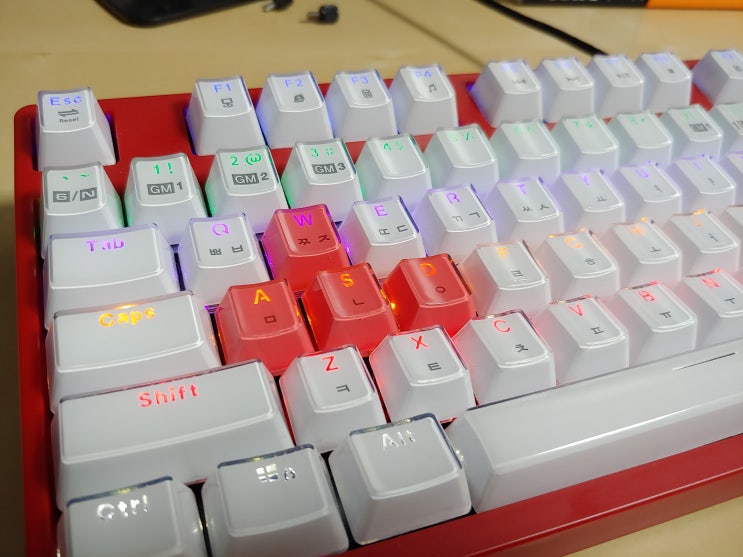 앱코 해커 K8700 기계식 키보드 리뷰 : 네이버 블로그