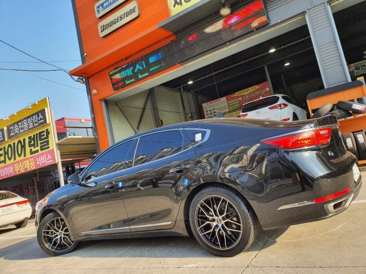 K7 넥센타이어 245 45 18 엔페라AU5+라이노스 18인치휠 인치업대구휠 : 네이버 블로그