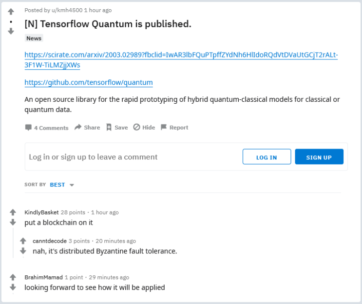 Tensorflow Quantum is published [2020.03.10: 머신러닝 레딧] : 네이버 블로그